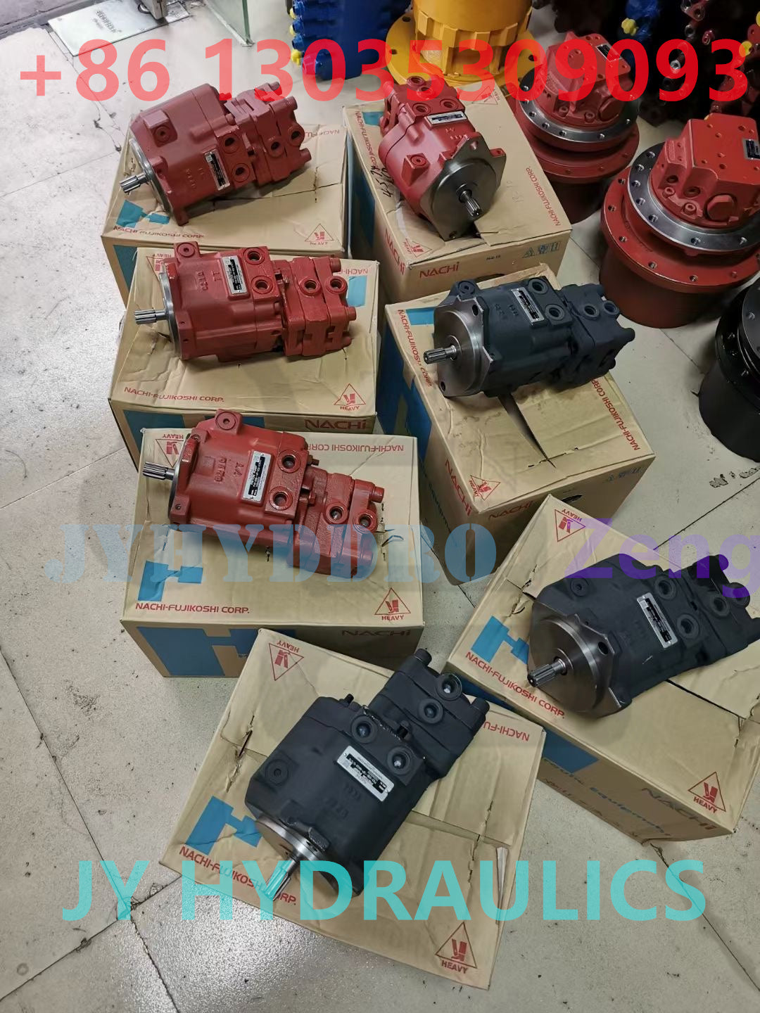 NACHI ORIGINAL PVD-2B-40P-16G5-4191B HYDRAULIC PUMP&PILOT GEAR PUMP – 13035309093